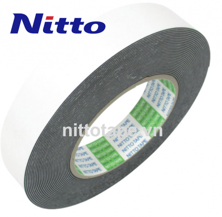 NITTO No.541 Băng dính hai mặt dẻo chất liệu đế xốp cao su butyl
